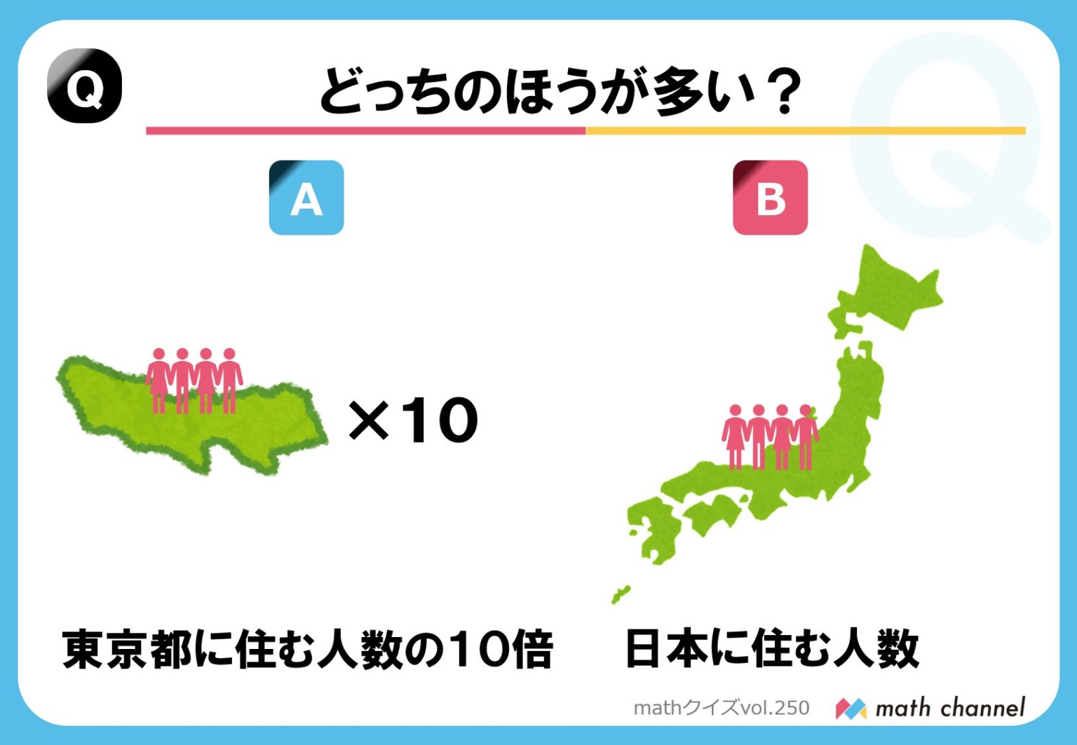 算数クイズに挑戦！vol.250「多い少ないクイズ」にチャレンジ！ | math channel magazine